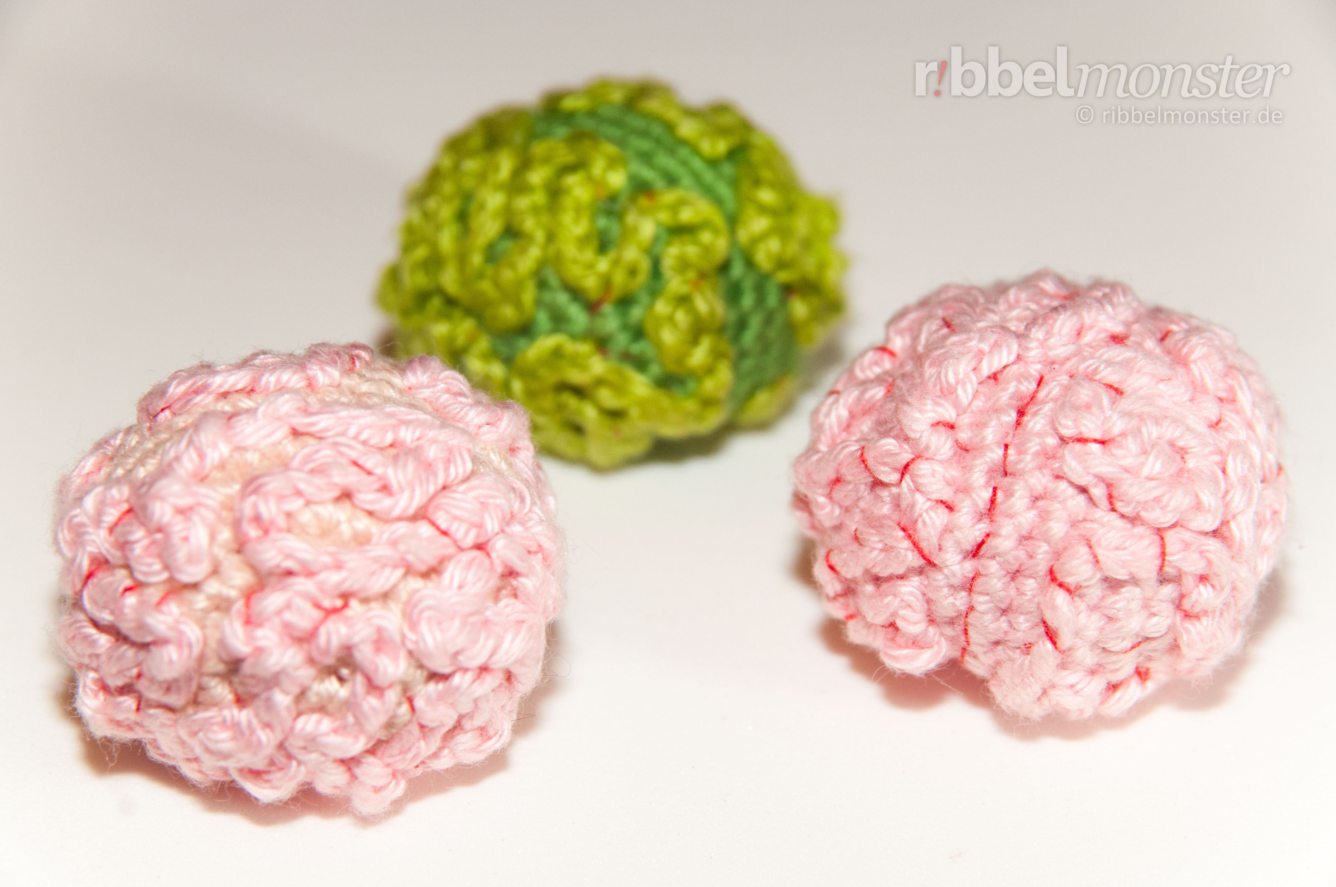 Amigurumi – Crochet Brain - premium & free patterns - Ribbelmonster
